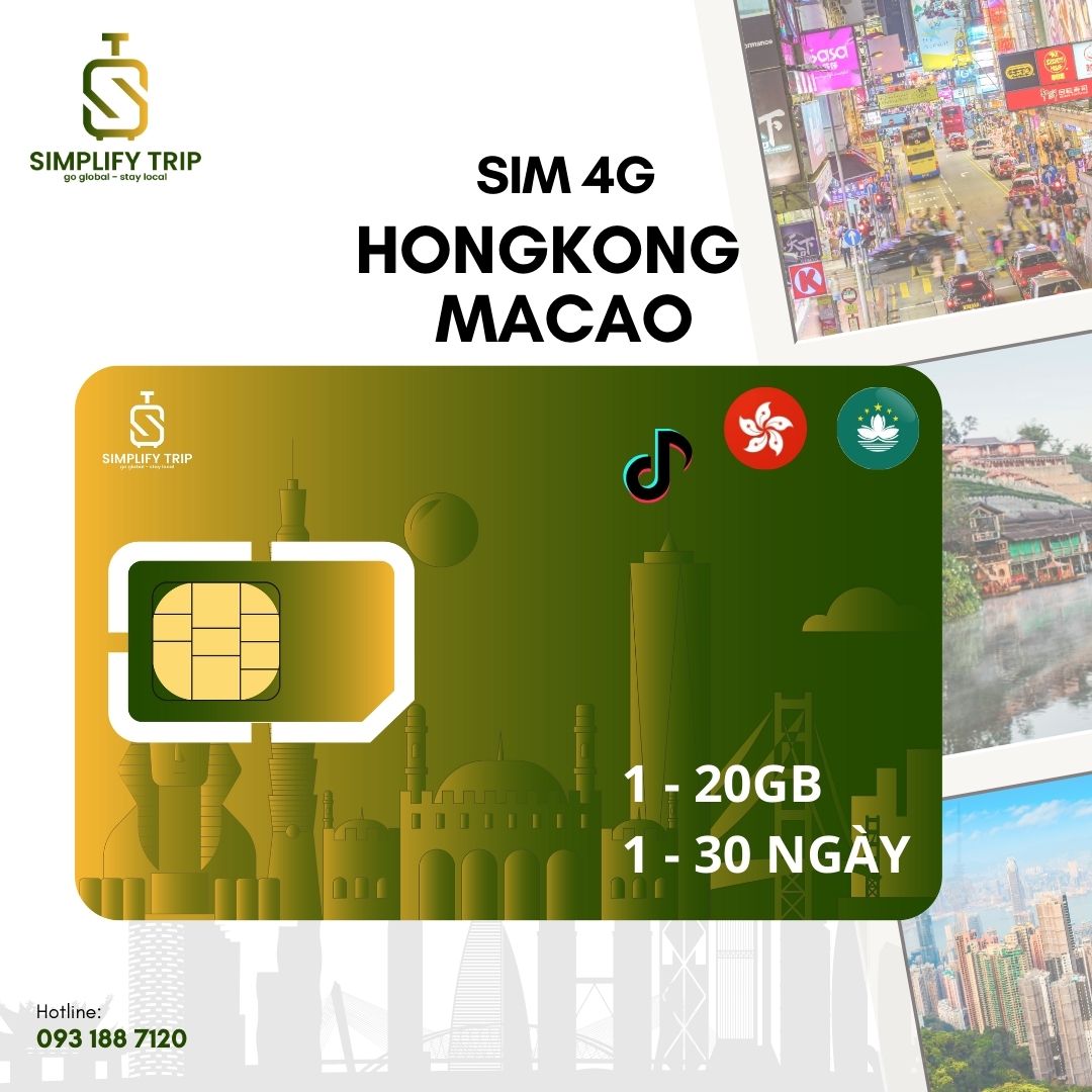 Hong Kong & Macao SIM | High-Speed 4G, TikTok Supported