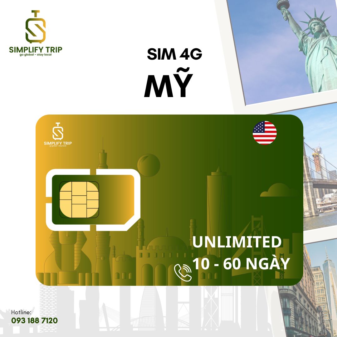SIM Mỹ T-Mobile có nghe gọi - Kết nối không giới hạn tại Hoa Kỳ